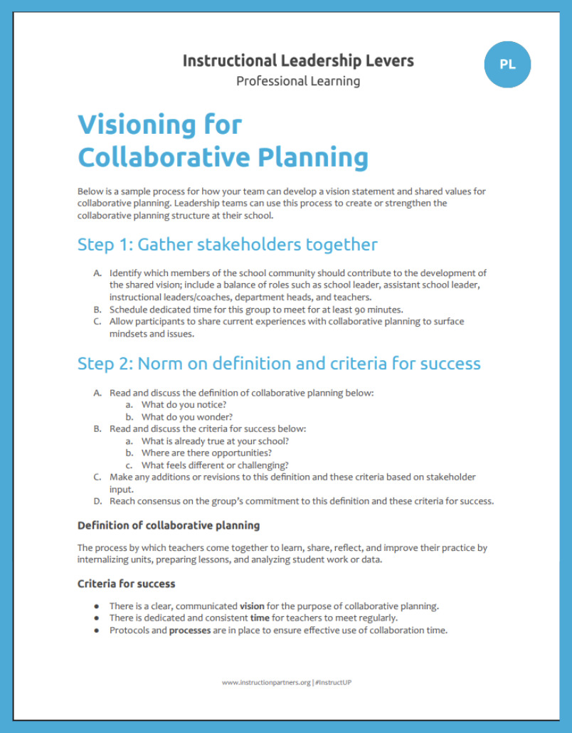5 Strategies to Build Teacher Buy-in for PLCs - Instruction Partners